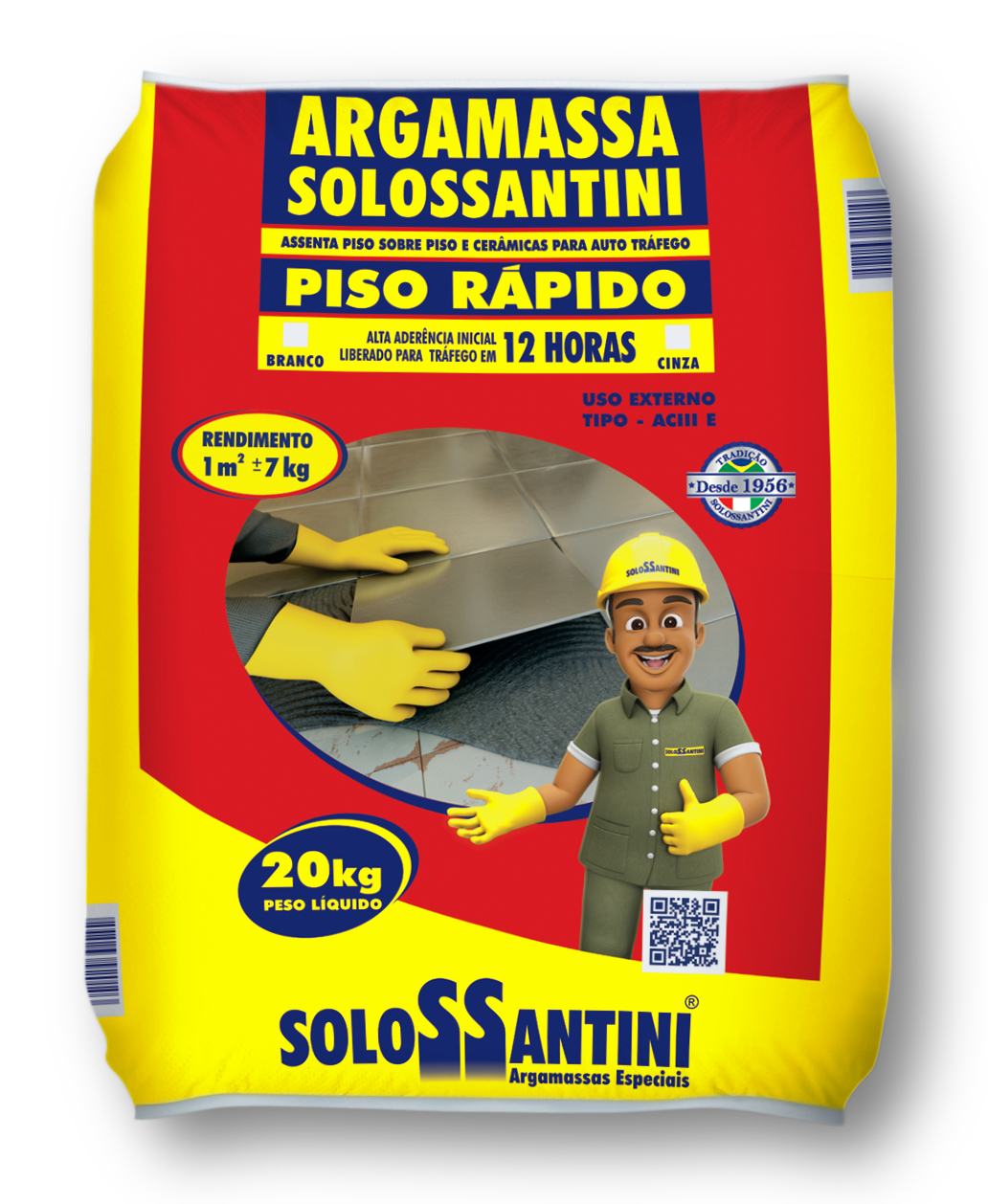 ARGAMASSA ACII E PISO RÁPIDO – SoloSSantini